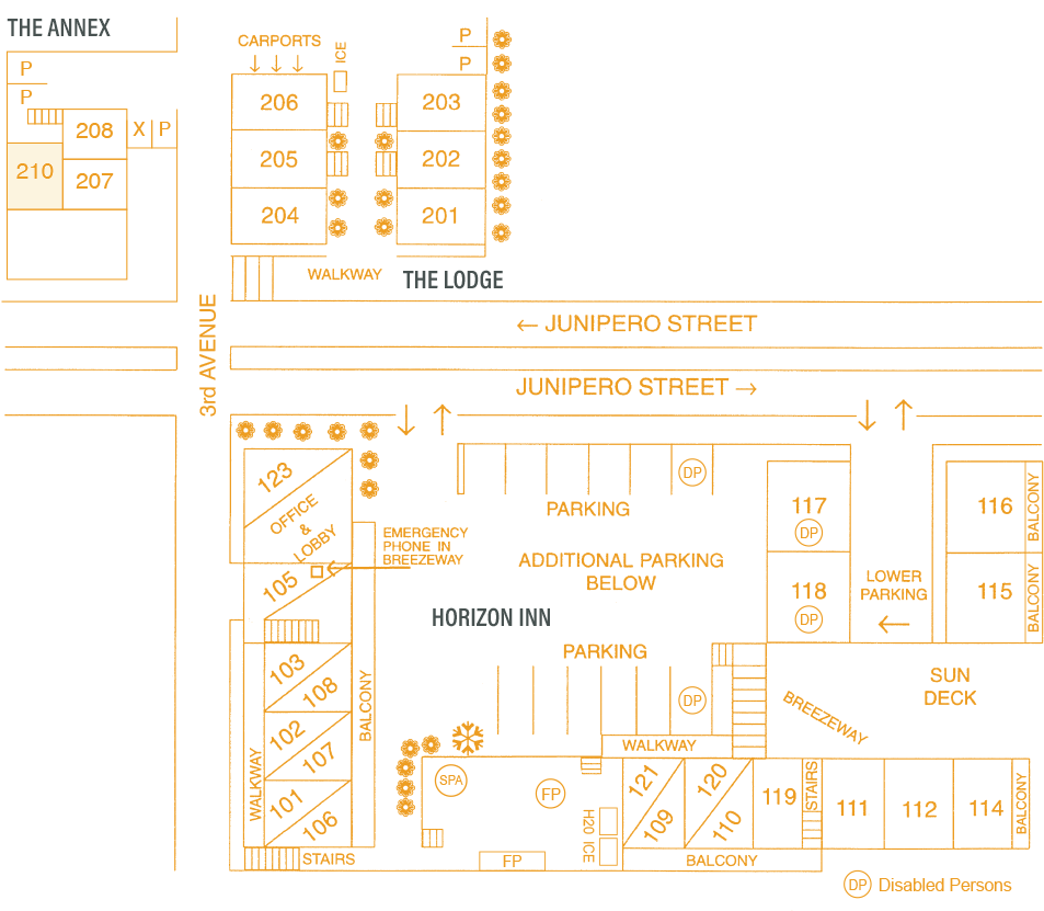 Property Map (Horizon Inn & Ocean View Lodge)